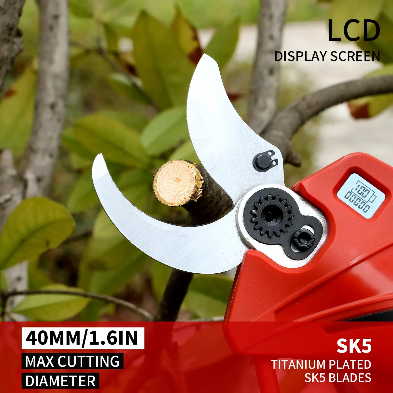F.easy.d 30mm Electric Pruning Scissors Tree Pruner Professional ...