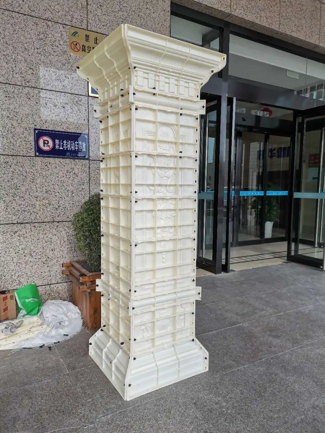 2019 New Pillar Design Square Gate Decorative Column Mold