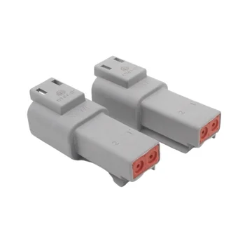 Dt04-2p Waterproof Connector Housing For Male Terminals Wire-to-wire 2 Pin Made In China - Buy ...