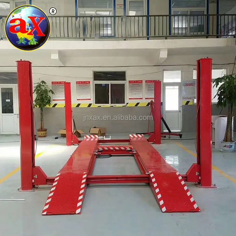 4-post Car Storage Lift System - Efficient Hydraulic Design