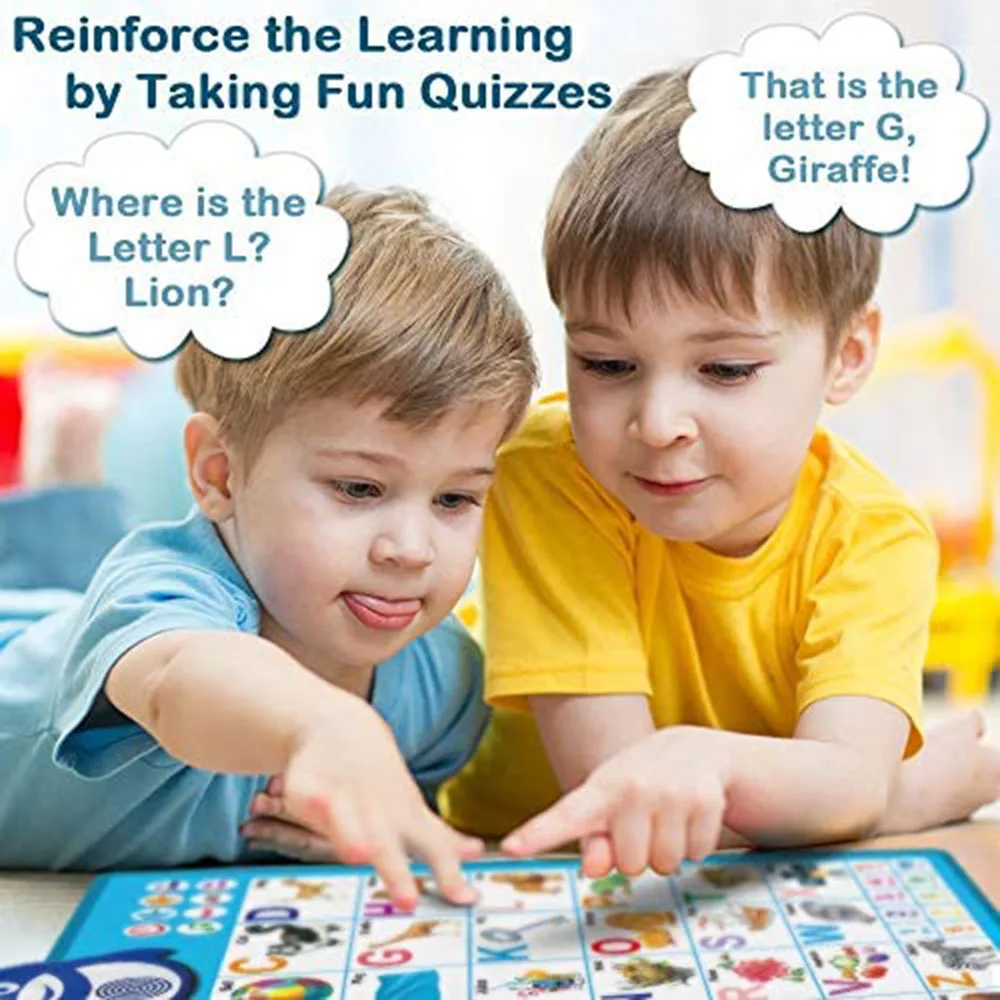 Custom Education Poster Learning Alphabet Number Weather Arithmetic ...