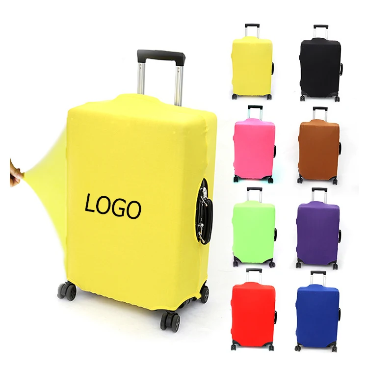 Custom Logo Sublimation Blank Trolley Suitcase Bag Protector Covers ...