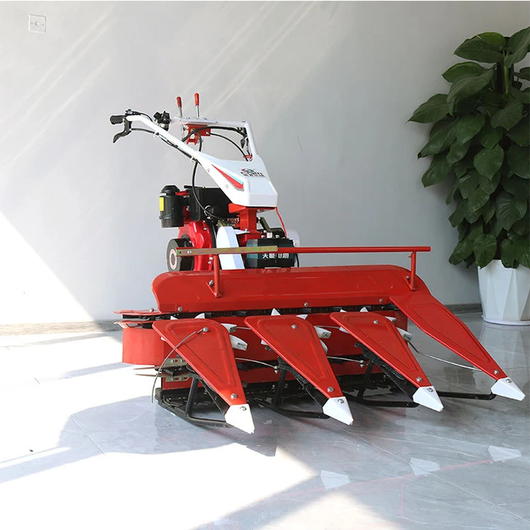 Walking Tractor Mounted Mini Rice Reaper - High Productivity