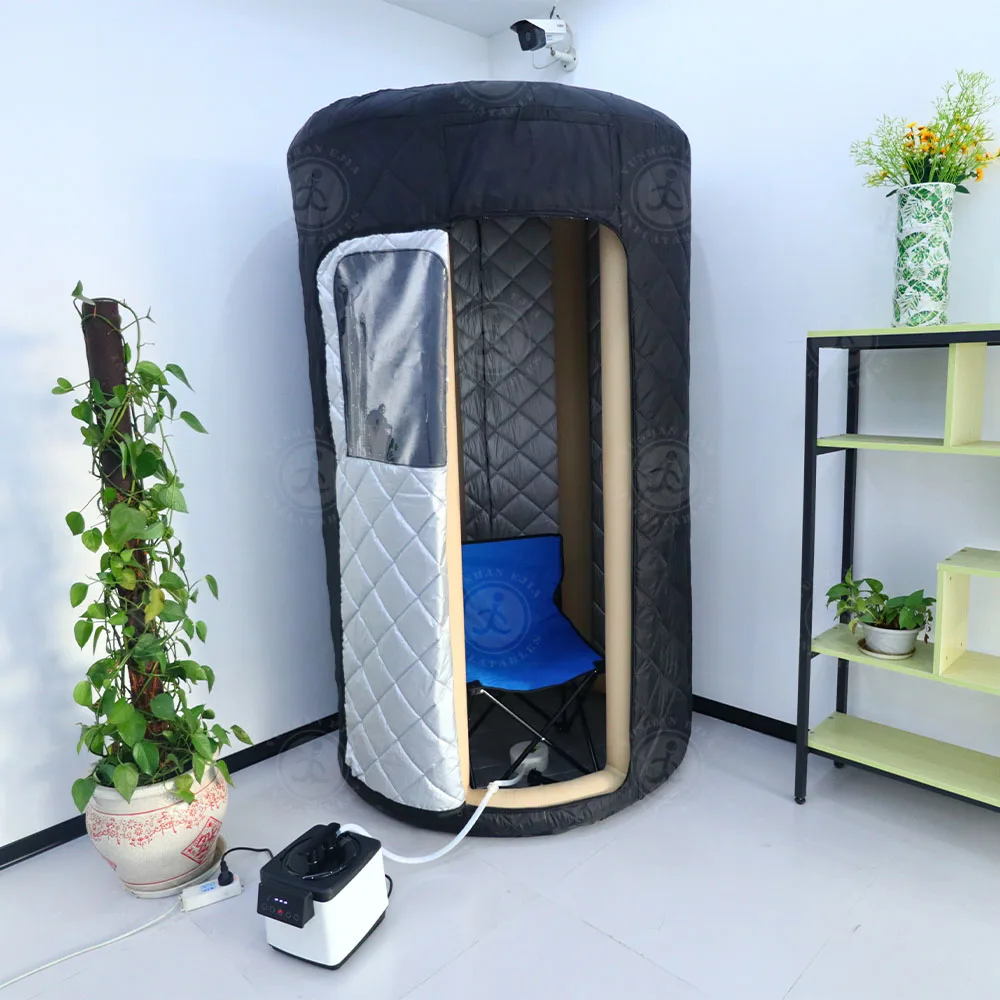 Portable Sauna Steam Tent One Person Home Spa Room for Detox Therapy ...