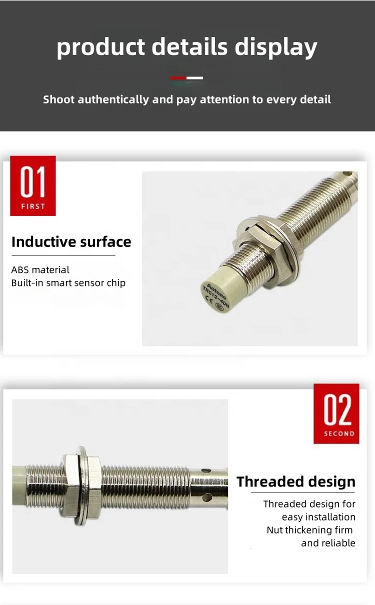 TRC12-4DO Led Connector Capacitance Based Proximity Sensor Position ...