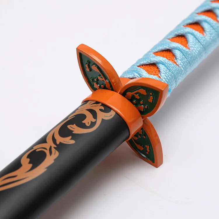 Cosplay Demon Slayer Metal Sword Large Size Anime Samurai Sword Alloy ...