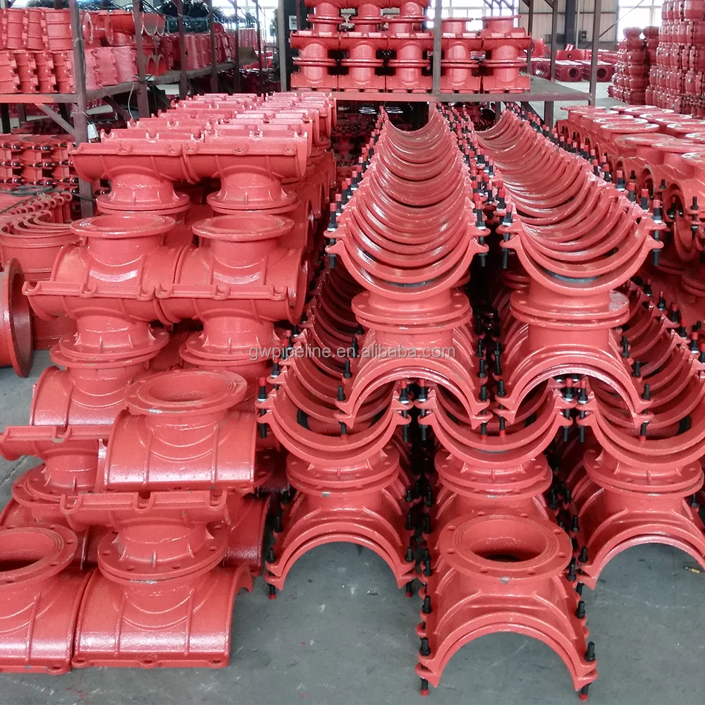 High Quality Ductile Iron Tapping Saddle For Di Pe Pvc Pipe - Buy ...