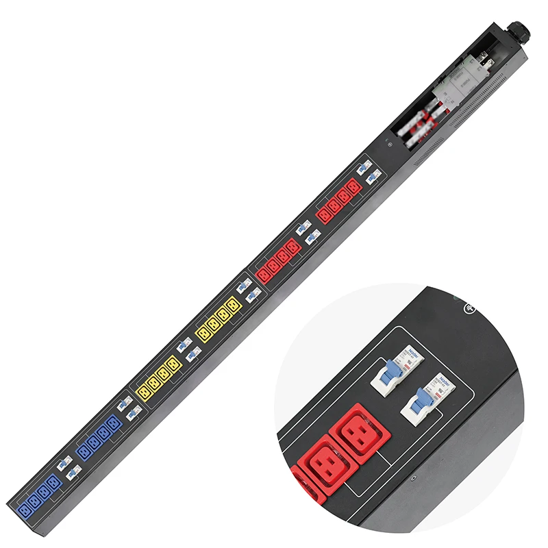 ETL Certificate 3phase PDU 24 Ways Cabinet Rack Pdu Breaker protection ...