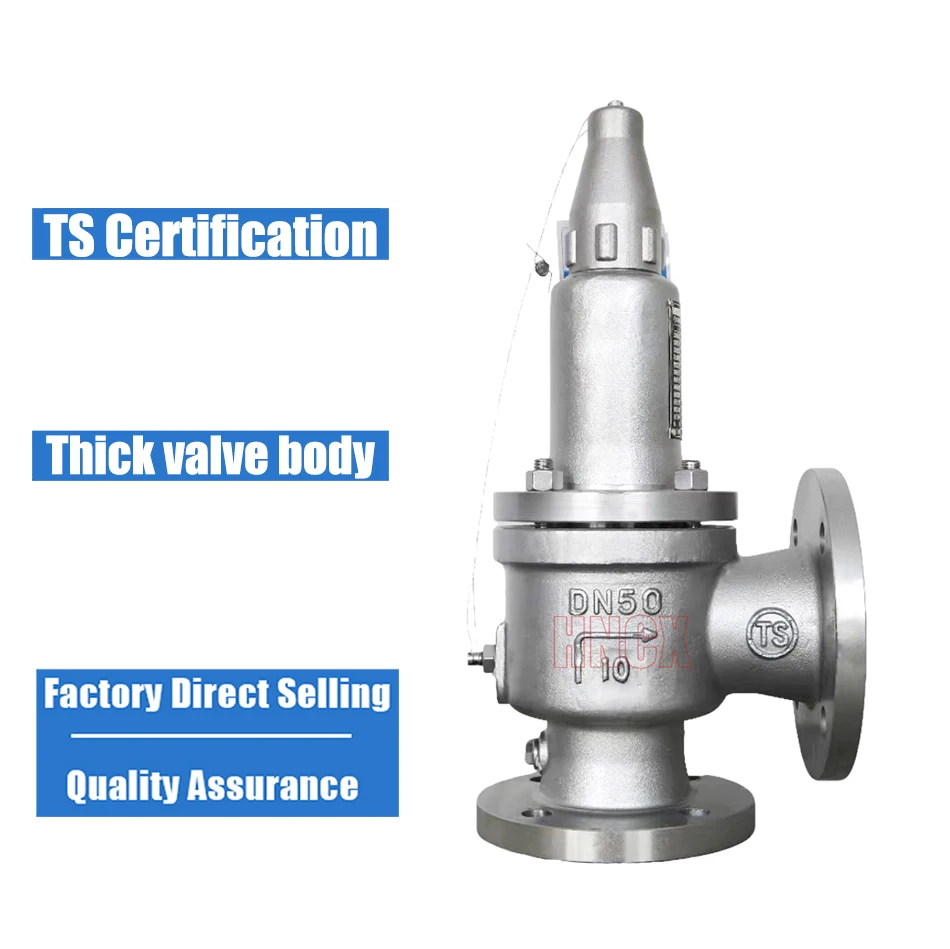 SS304 Safety Valve Cast Steel Flange - High Temp Pressure Relief