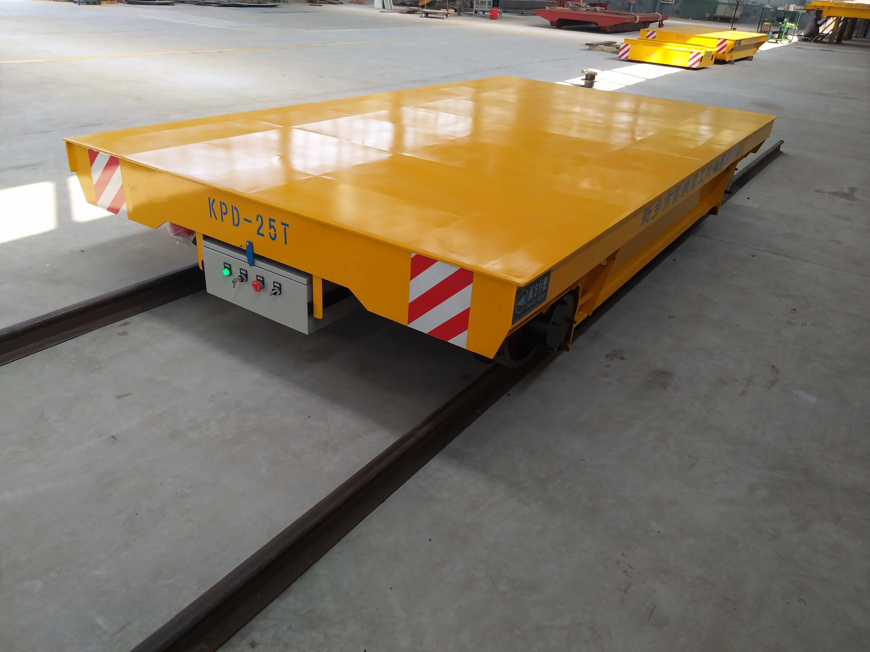 Rail Road Trolley 25 Ton Battery Transfer Cart Bogie Flat Wagons ...