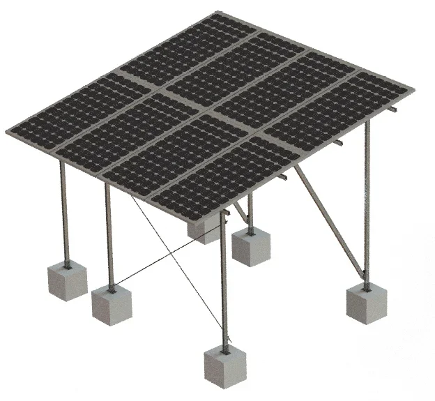 Hot Dip Galvanizing Ground Pv Mount Solar Panel Supporting System Solar ...