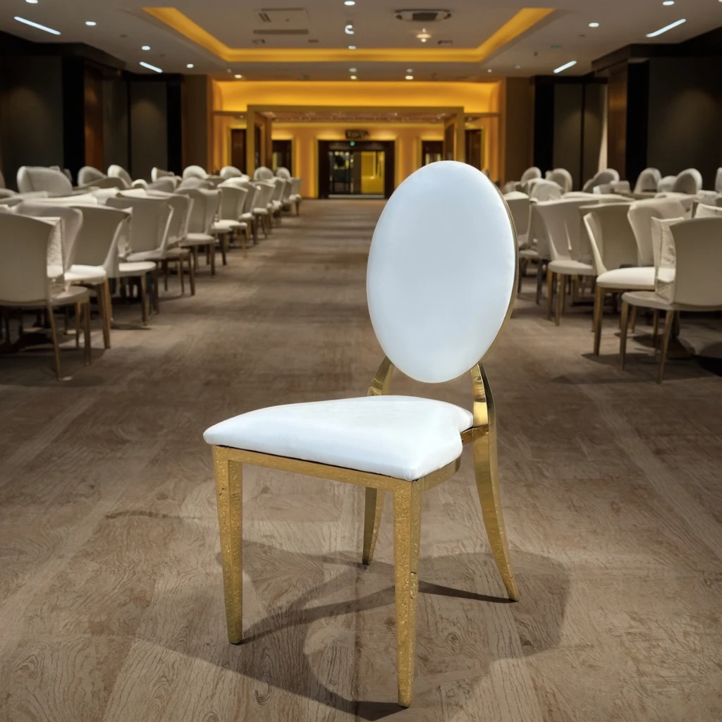 Hot Sales Cheap High Quality Luxury Wedding Chair Stainless Steel Round ...