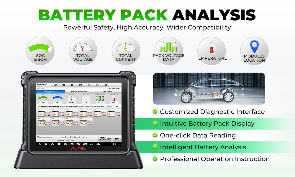 Autel Maxisys Ultra Ev Diagnostic Tool Ecu Programming With Sdk Combination Connectivity ...