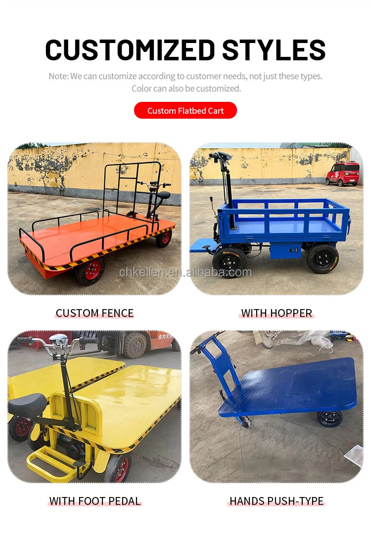 High Load Electric Flatbed Transport Vehicle - Zero Emission