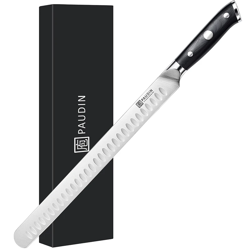 12 Inch Fillet Knife Ultra Sharp German Steel H14116 With Premium G10 ...