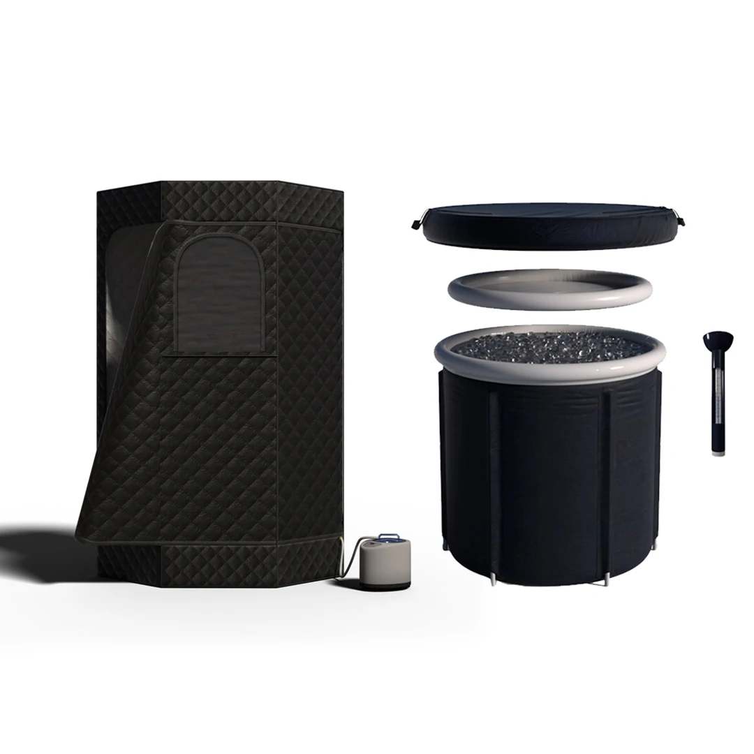 Personal Sauna Room Steam Shower With Ice Bath Tub For Wholesale - Buy ...