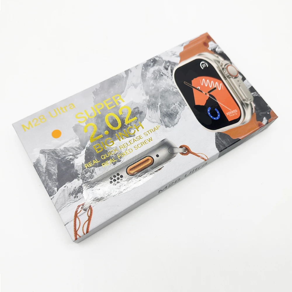 2023 New M28 Ultra Smartwatch 2.02 Inch Hd Screen Multi Touch Heart ...