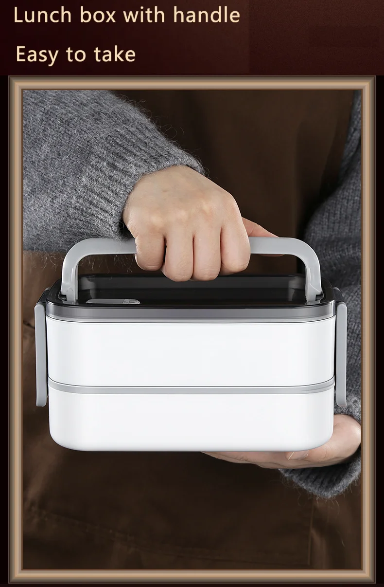 Eco Friendly Stackable Thermal Insulated Lunch Container with Lunch Bag ...