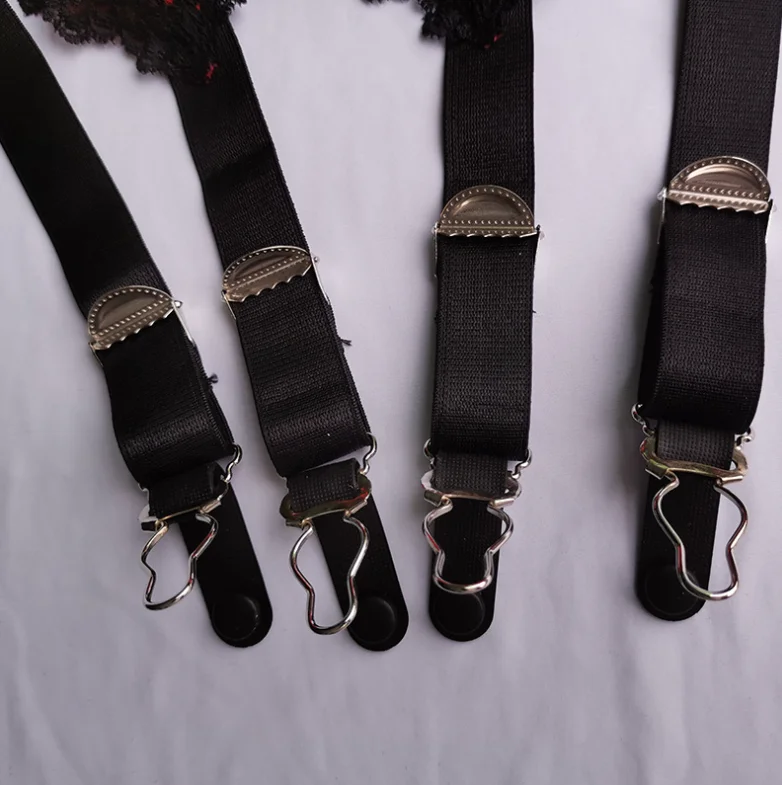 Sexy Women Uitra-thin Black Garter Belt Lace Garter Belt Mature Women ...