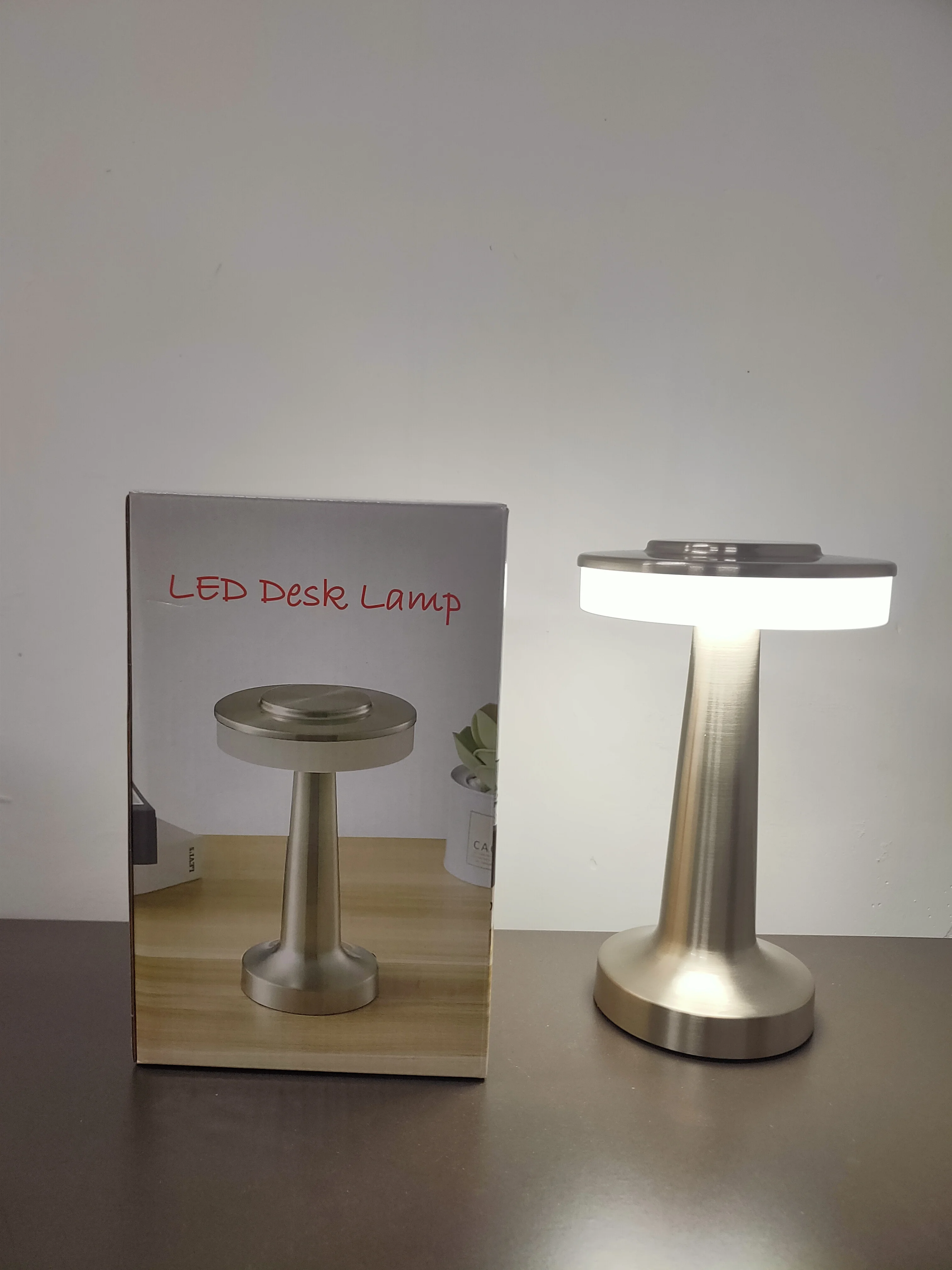 Rechargeable Led Touch Table Lamp For Restaurant & Home Decor
