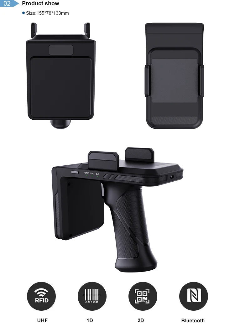 Chafon Impinj E710 Long Range Barcode Scanner For Smart Inventory ...