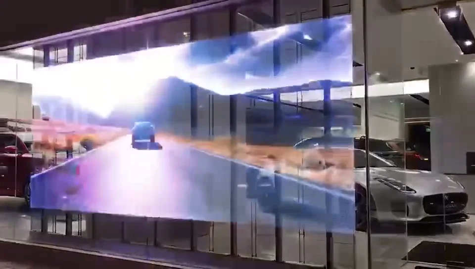 Flexible Led Window Film Sheets Led Film Water Stickiness Flexible Tv ...