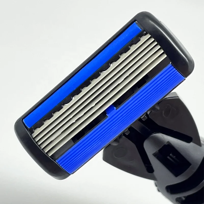 Gememe Six-blade Disposable Razor Stainless Steel Blade Plastic Handle ...