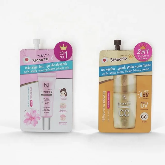 Customized Cosmetic Packaging Bags Sample Sachets For Liquid Soap ...