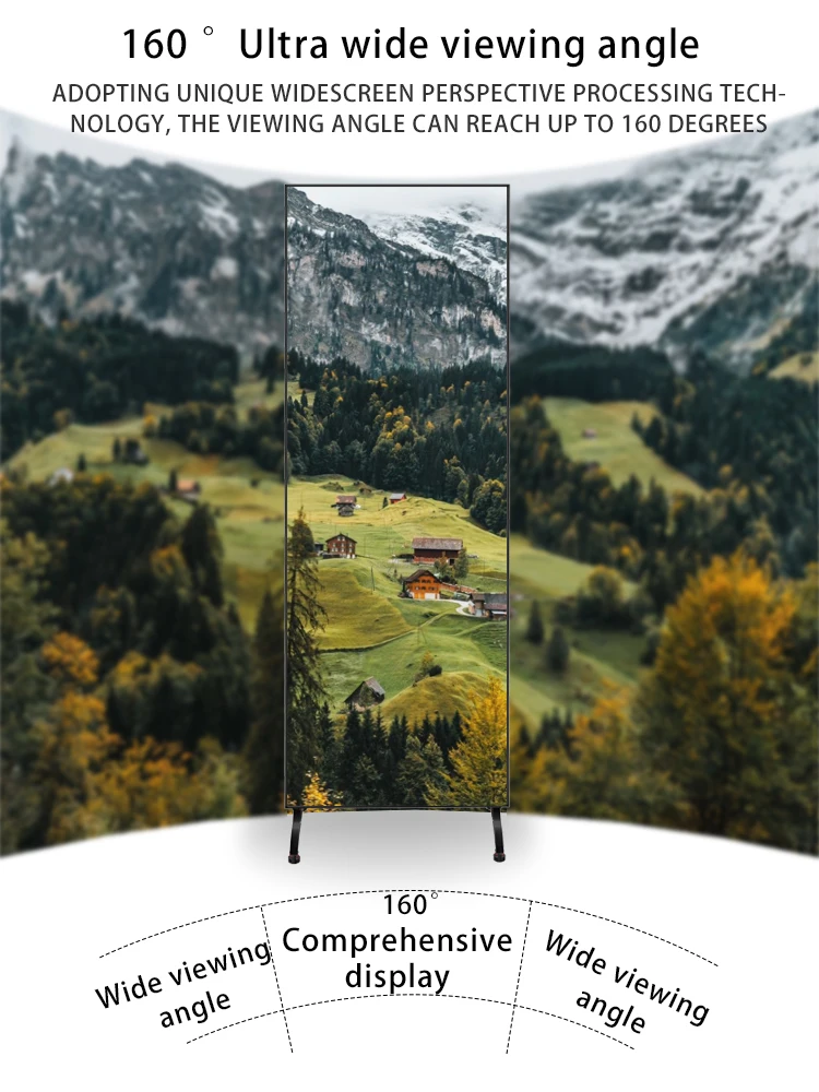 P2.5 Wifi Control Poster Led Display Poster Frame Display Commercial ...