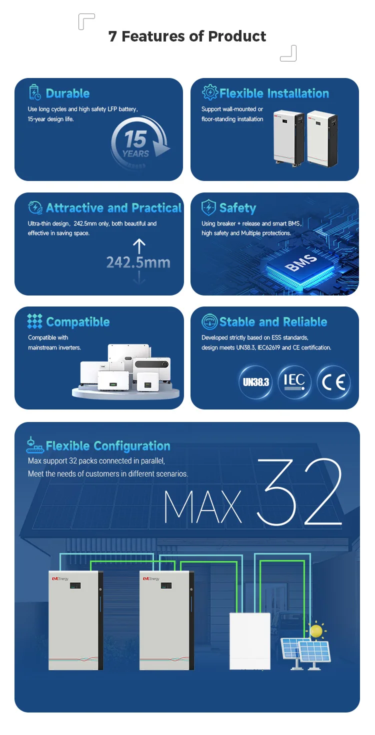 EVE Home Energy Storage System - 16kwh off-Grid Solution