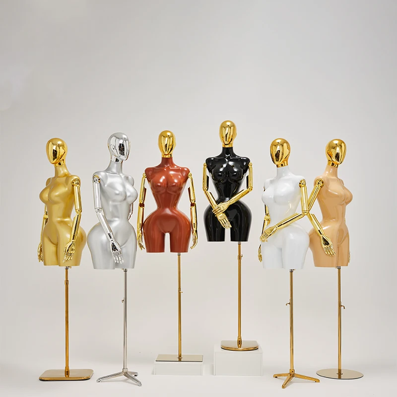Afellow Plus Size Half Body Female Mannequins Plastic Spray Paint ...