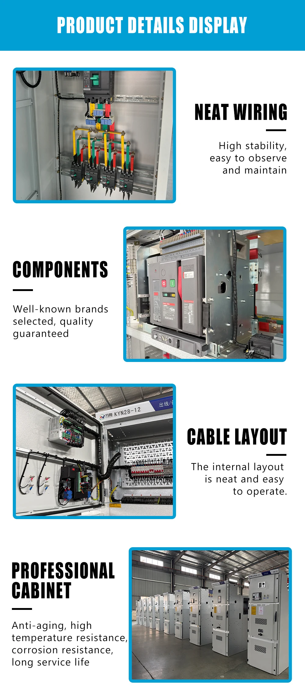 Medium High-Voltage 24kV Industrial Switchgear KYN28A-12 Cabinet with ...
