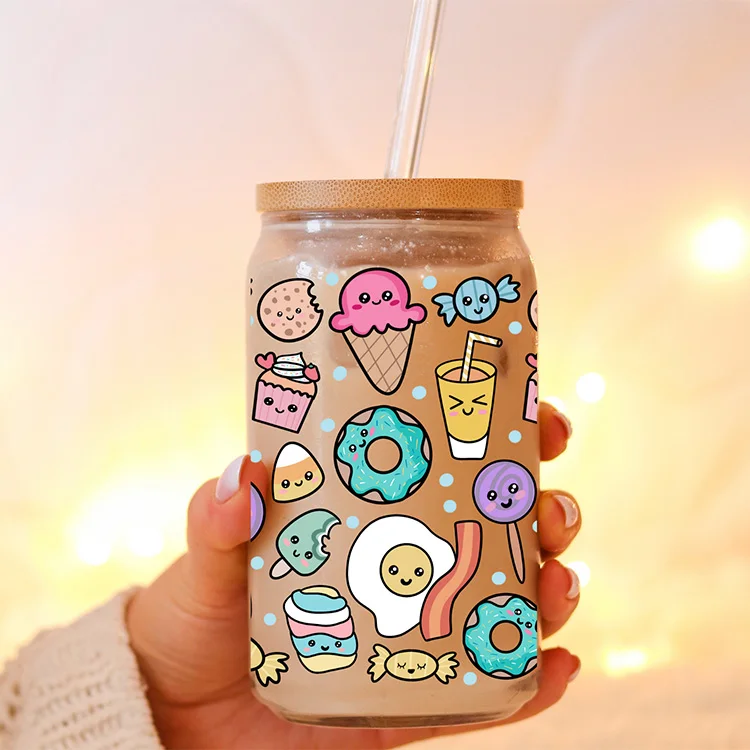 Custom Uv Dtf Cup Wrap Transfers Vinyl Eco Solvent Transfers Sticker ...