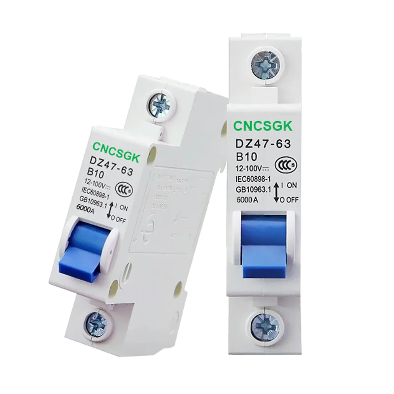CNCSGK DZ47 63 1P MCB 1A 2A 3A 4A 6A 10A 16A 20A 25A 32A 40A 50A 63A AC DC Electrical Mini ...