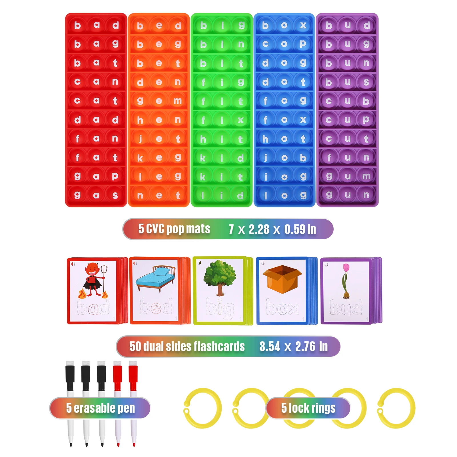 Word Pop CVC Words Games - Fun Phonics Learning Tools