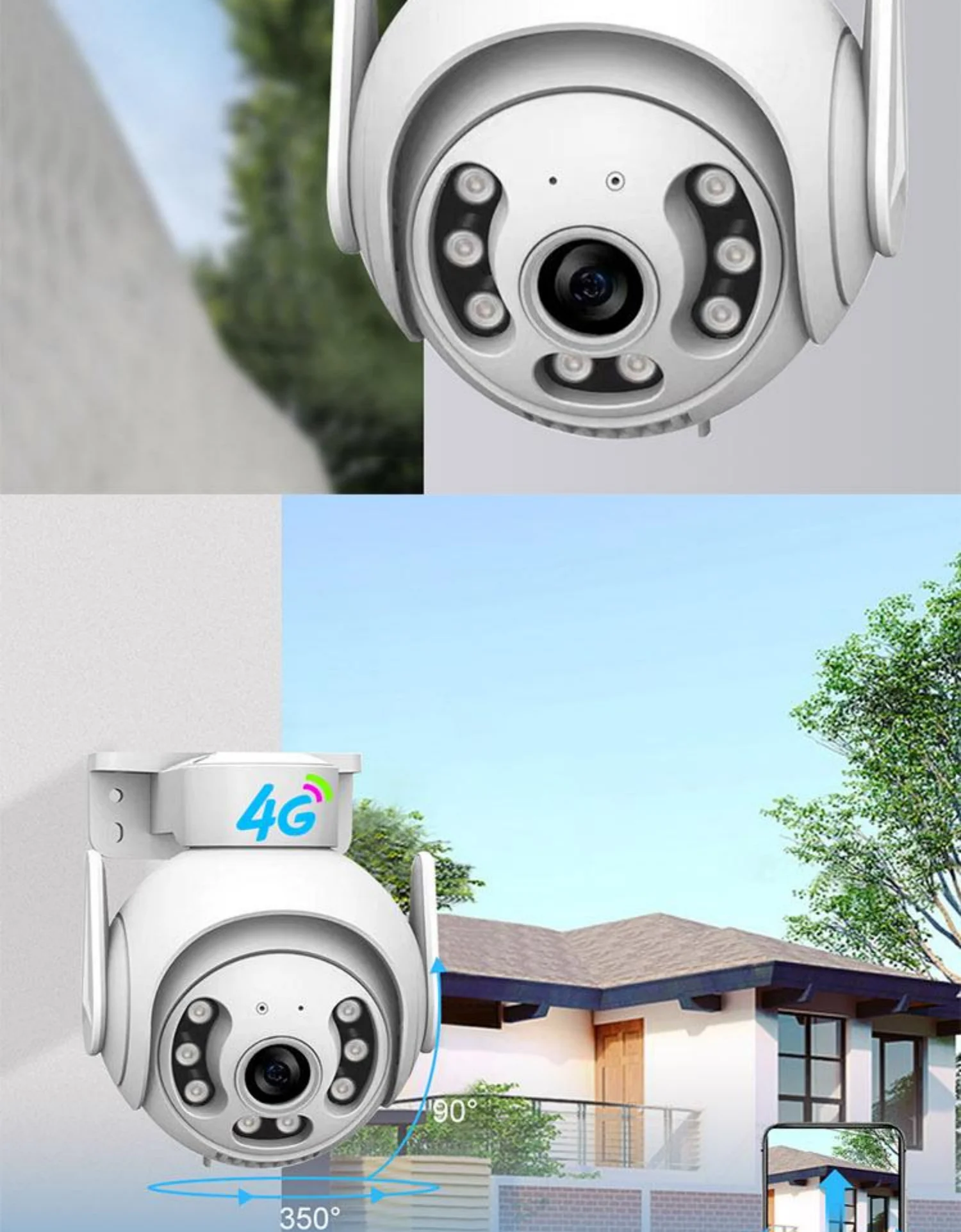 Mini 5mp PTZ Camera with Color Night Visio 360° Ptz Wifi Dome Camera ...