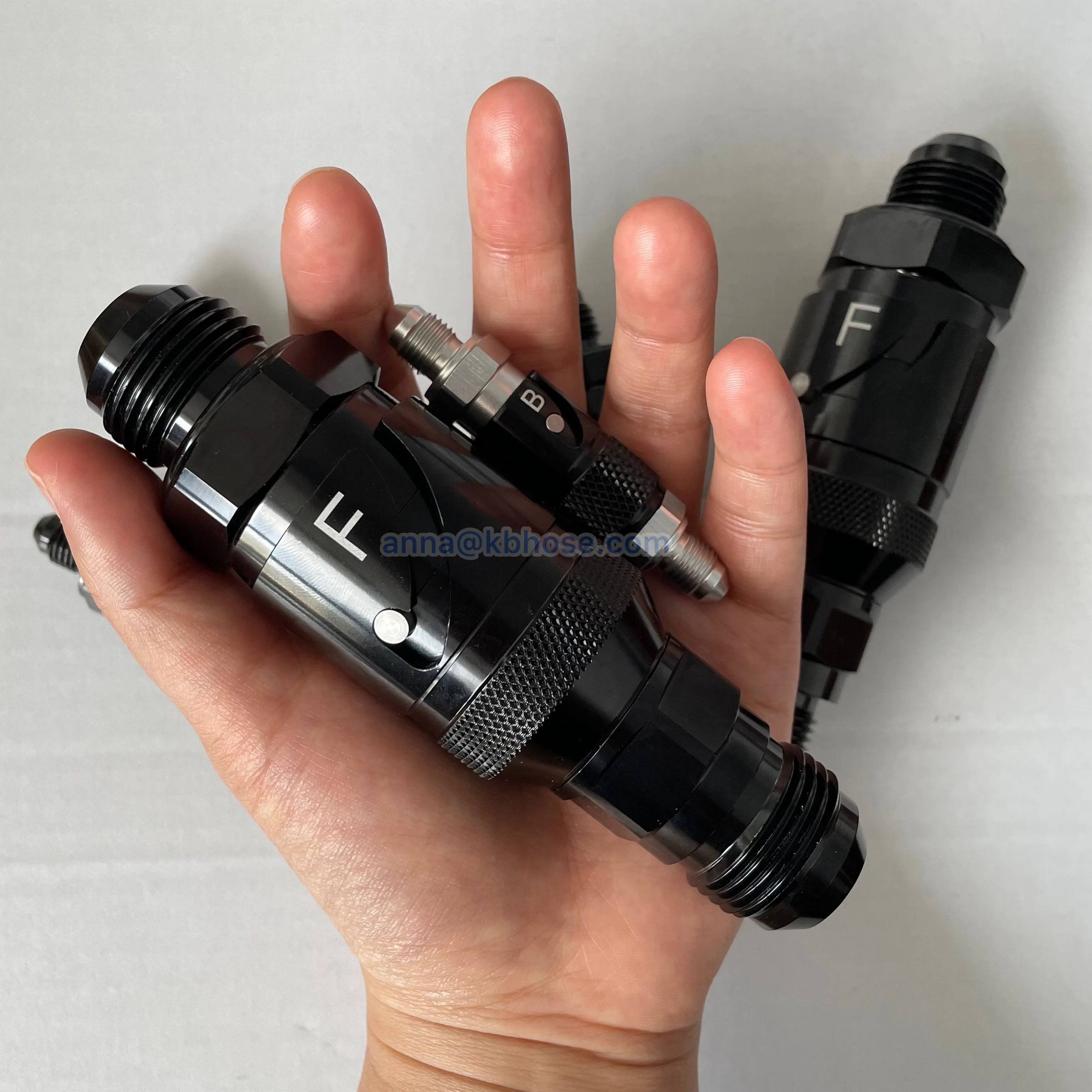 AN-3 AN03 -3AN 3AN AN3 Aluminum Dry Break Quick Release Adapter ...