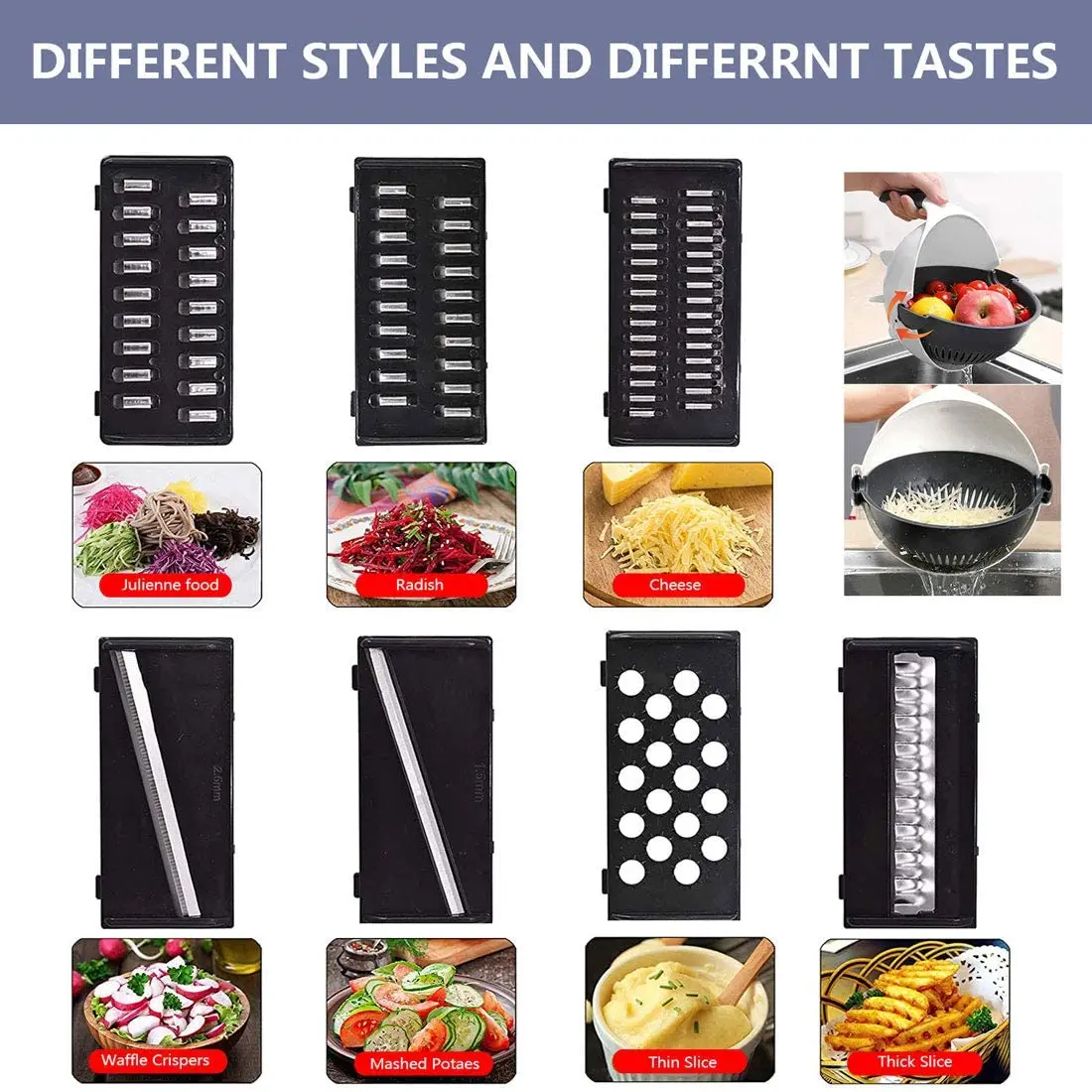 9 in 1 Vegetable Cutter - Efficient & Sustainable Kitchen Tool