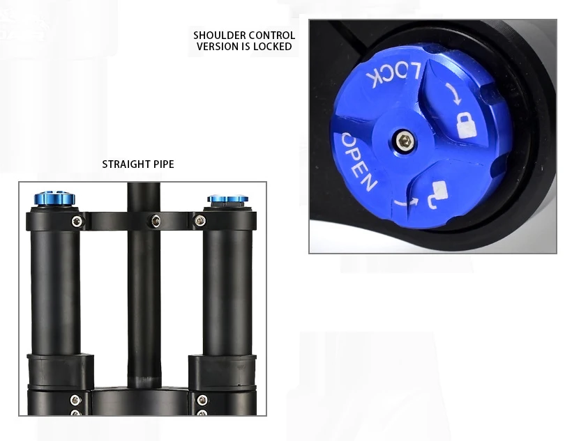 Customized Electric Air Fork for Enduro Mountain Bikes