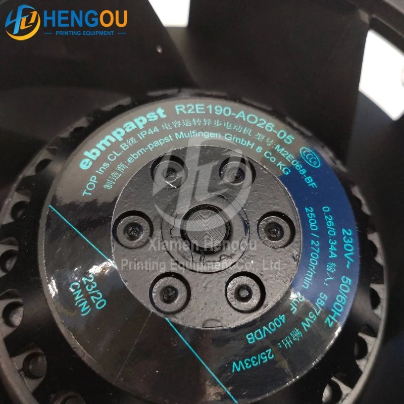 190x134x52mm 61.115.2501 Fan R2e190-ae77-62 Ac230v Heaters Centrifugal ...