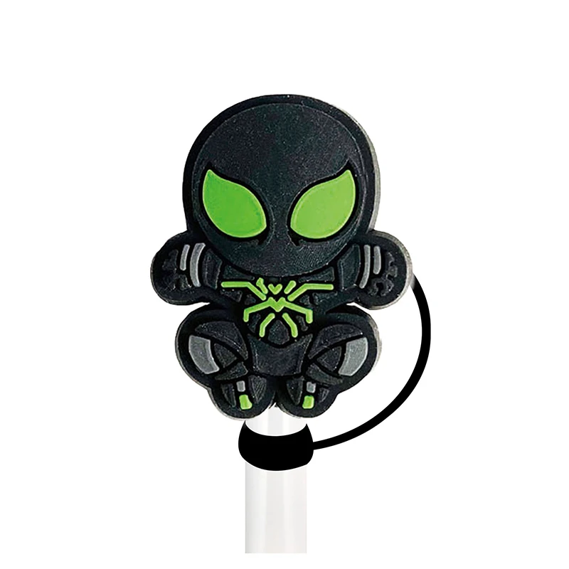 Cartoon Cool Marvel Spider Man Straw Toppers Dust Toppers Covers ...