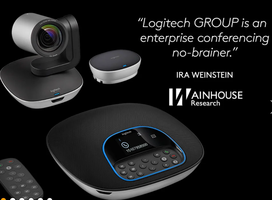 Logitech Webcam Group Cc3500e Hd Large Conference Video Webcam Business ...