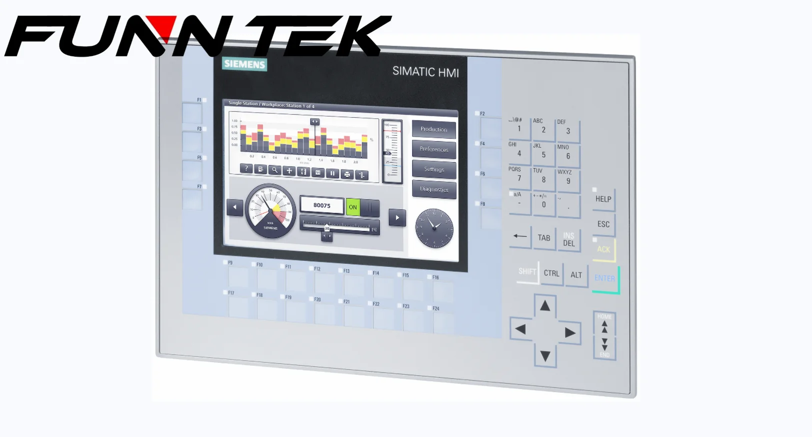 6AV2 124-1GC01-0AX0 Siemens SIMATIC HMI Comfort Panel KP700 7 inch Touch Screen Panel 6AV2124 ...