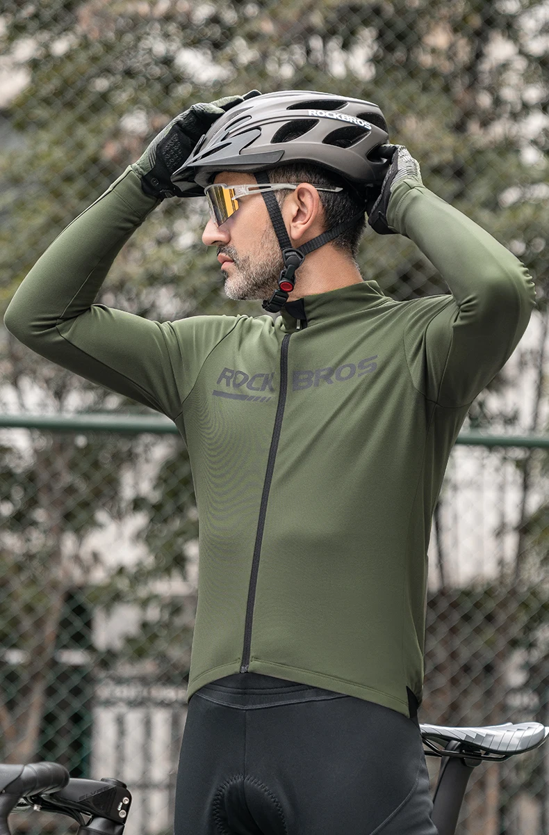 Rockbros Custom Winter Bike Cycling Jerseys For Men Women Cycling ...