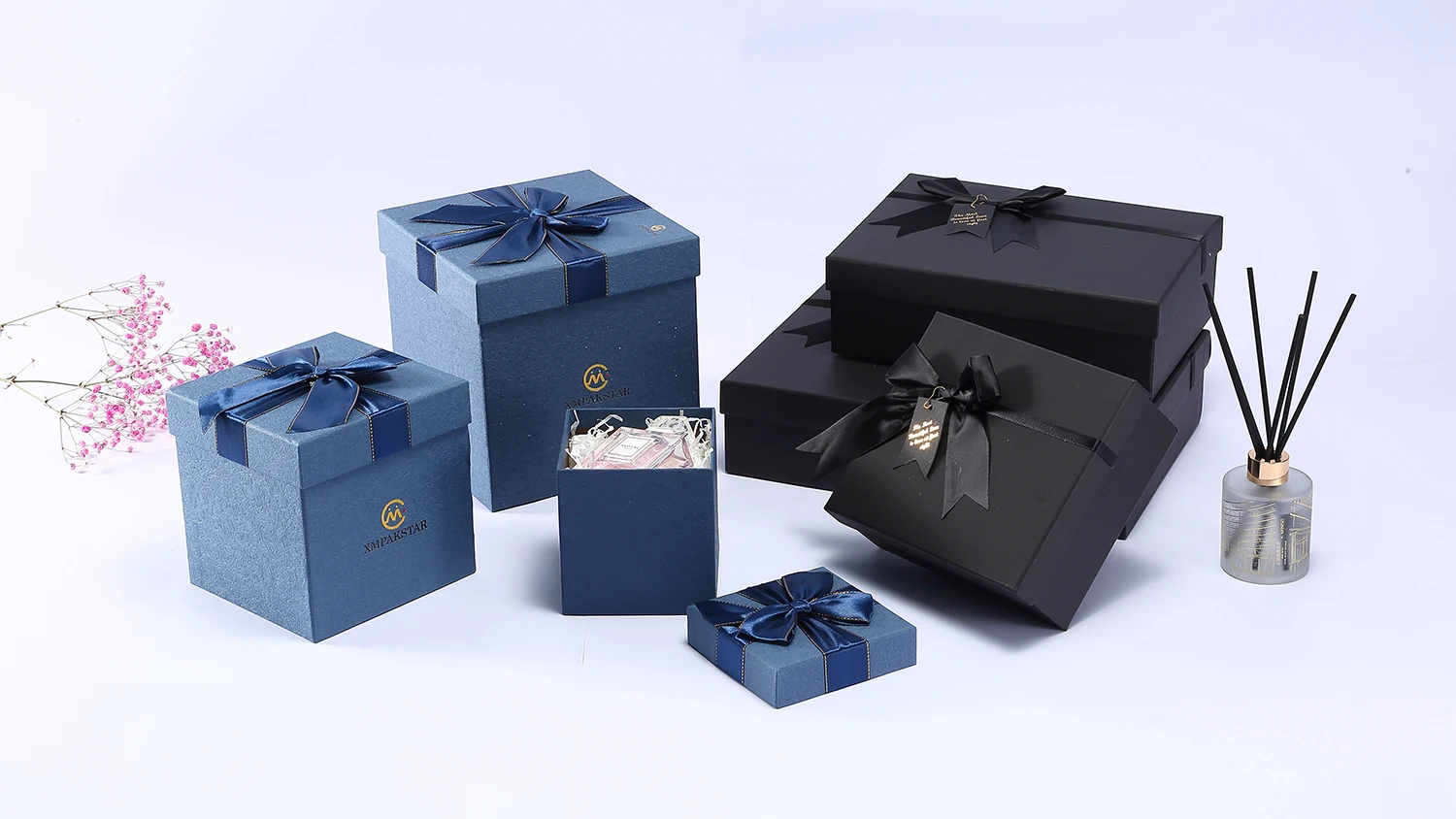 Wholesale New Design Rigi Cardboard Empty Flower Packaging Rose Box ...