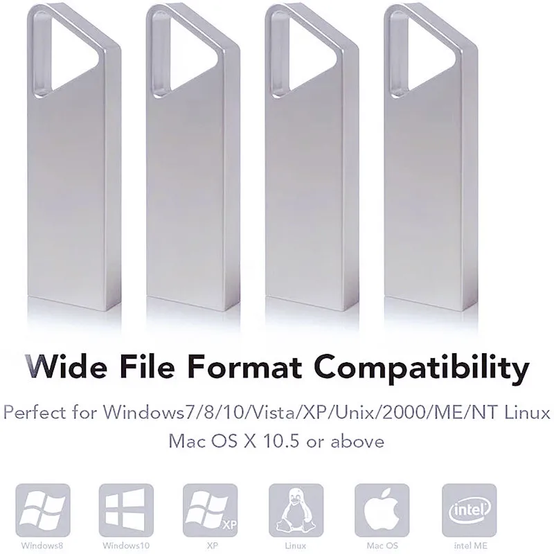 Pendrive Metal Memory Stick 4gb 8gb 16gb 32gb 64gb Usb Flash Drive ...