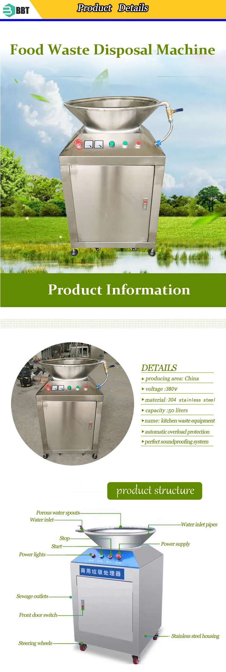 Commercial Food Waste Composting Machine Waste Food Composting Recycling Machine Food Waste ...