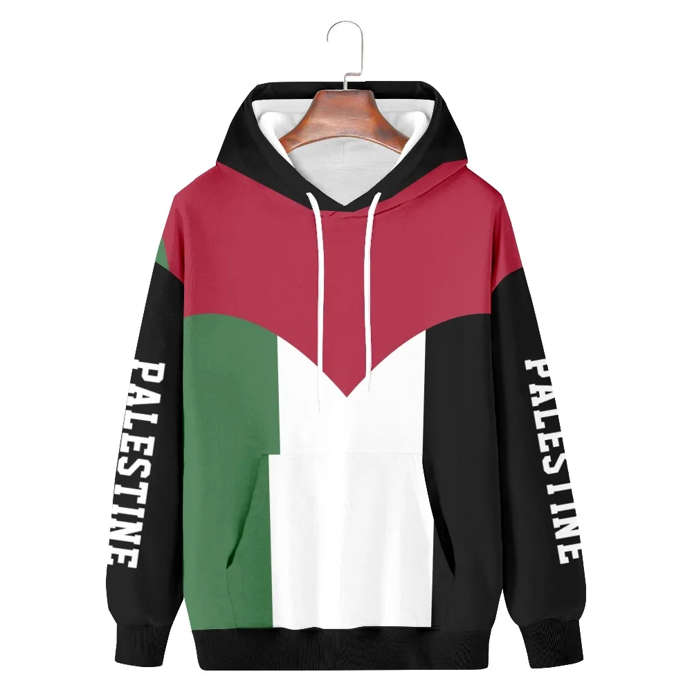 Custom High Quality Palestine Clothing Flag Printed Unisex Anti-shrink ...