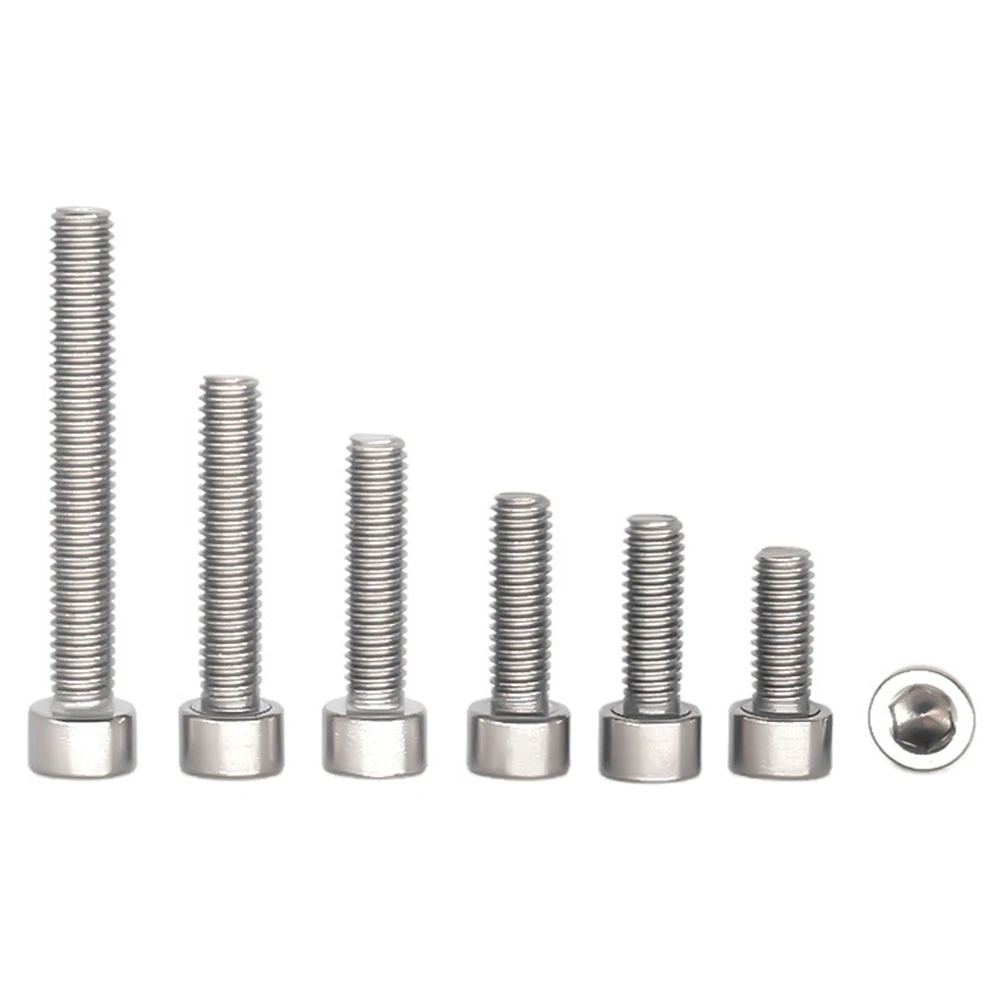 Din912 Ta2 Titanium Bolts M3 M4 M5 M6 M8 M10 Machine Screws Cap Head Hex Socket Screw - Buy ...