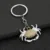 Promotional Crab Key Chain Cute 3d Metal Animals Keychain Charms ...